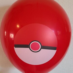 Pokemon Balloons Pokemon Party Supplies Pokemon Birthday Party Favors ...
