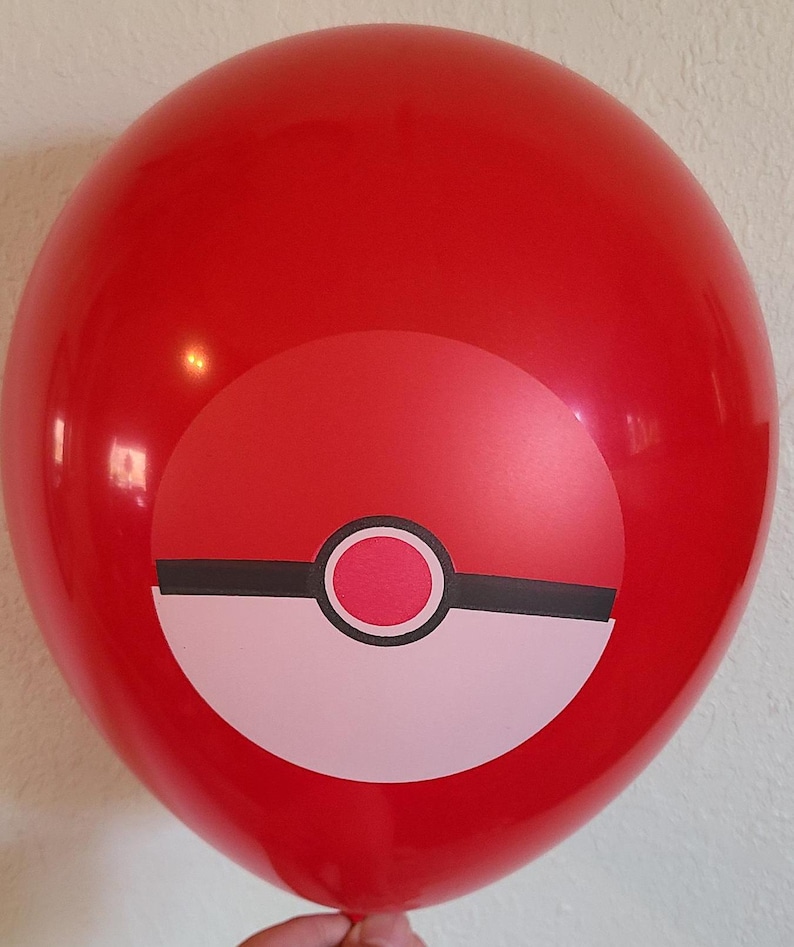 Pokemon Balloons Pokemon Party Supplies Pokemon Birthday Party Favors ...