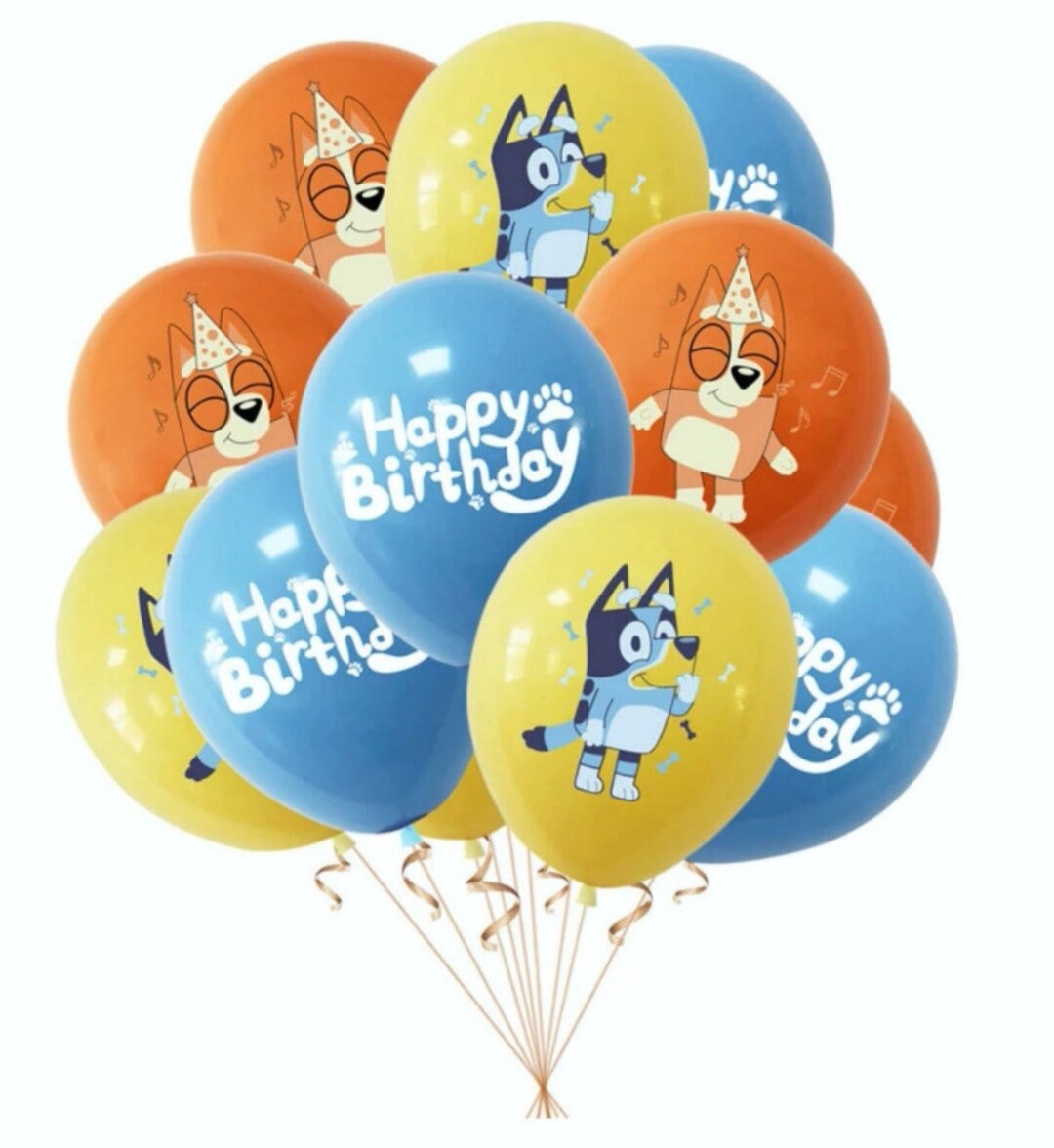 Blue Dog Balloons Blue Dog Party Supplies Dog Family Birthday Party ...