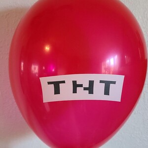 Block Balloons Block Party Supplies Block Birthday Party Favors - 12 ...