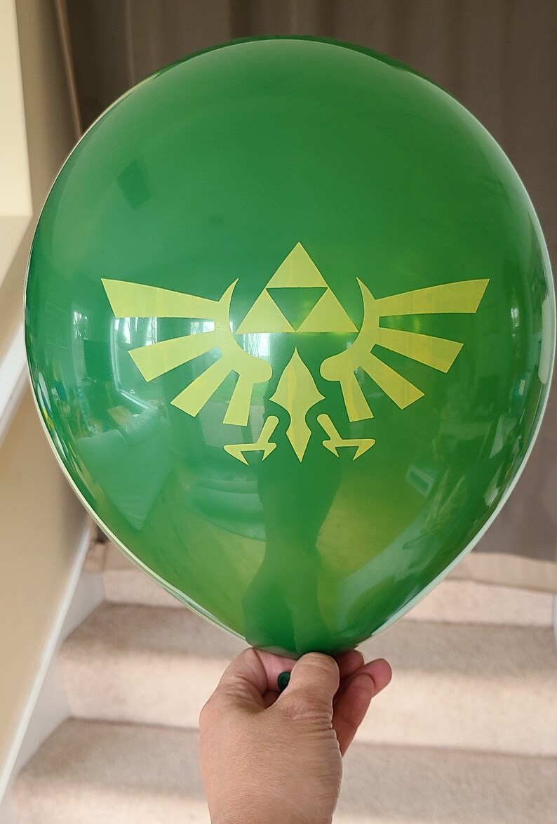 Zelda Balloons Zelda Party Supplies Zelda Birthday Party Favors 10 Pcs ...