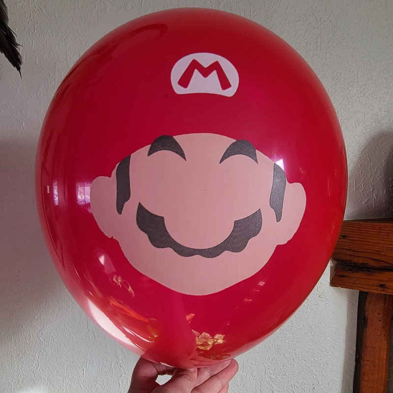 Mario Balloons - Etsy