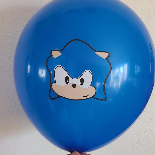Shadow Hedgehog Balloons - Etsy