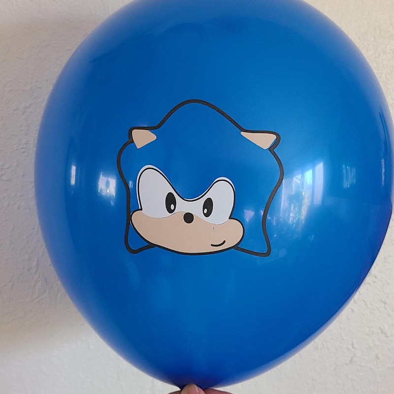 Sonic Birthday Party Balloons - Etsy
