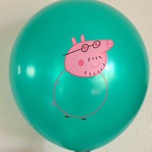 Pig Balloons Pig Party Supplies Pig Birthday Party Favors - 12 Pcs ...