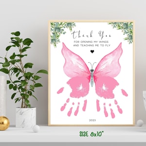 Butterfly Handprint Art: Mother's Day DIY Craft (digital Download) - Etsy