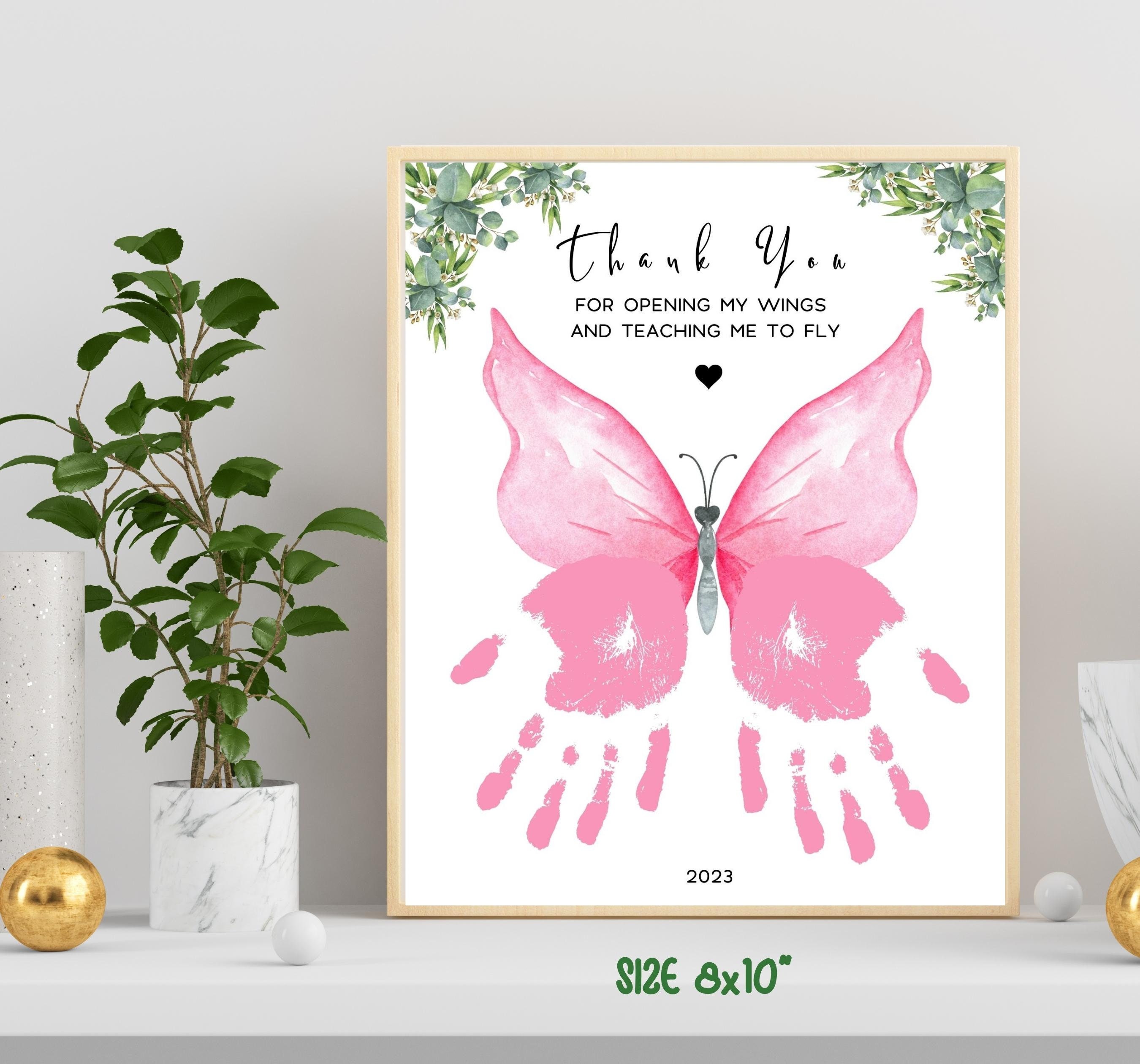 Butterfly Handprint Art: Mother's Day DIY Craft (digital Download) - Etsy