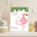Teacher Appreciation Gift, Crafts for Kids, Handprint Flamingo Art ...