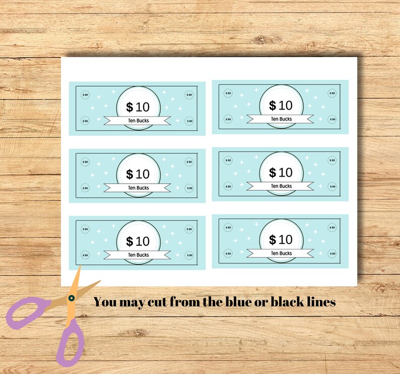 Editable Kids Reward Bucks Printable Reward Bucks Good Behavior Bucks ...