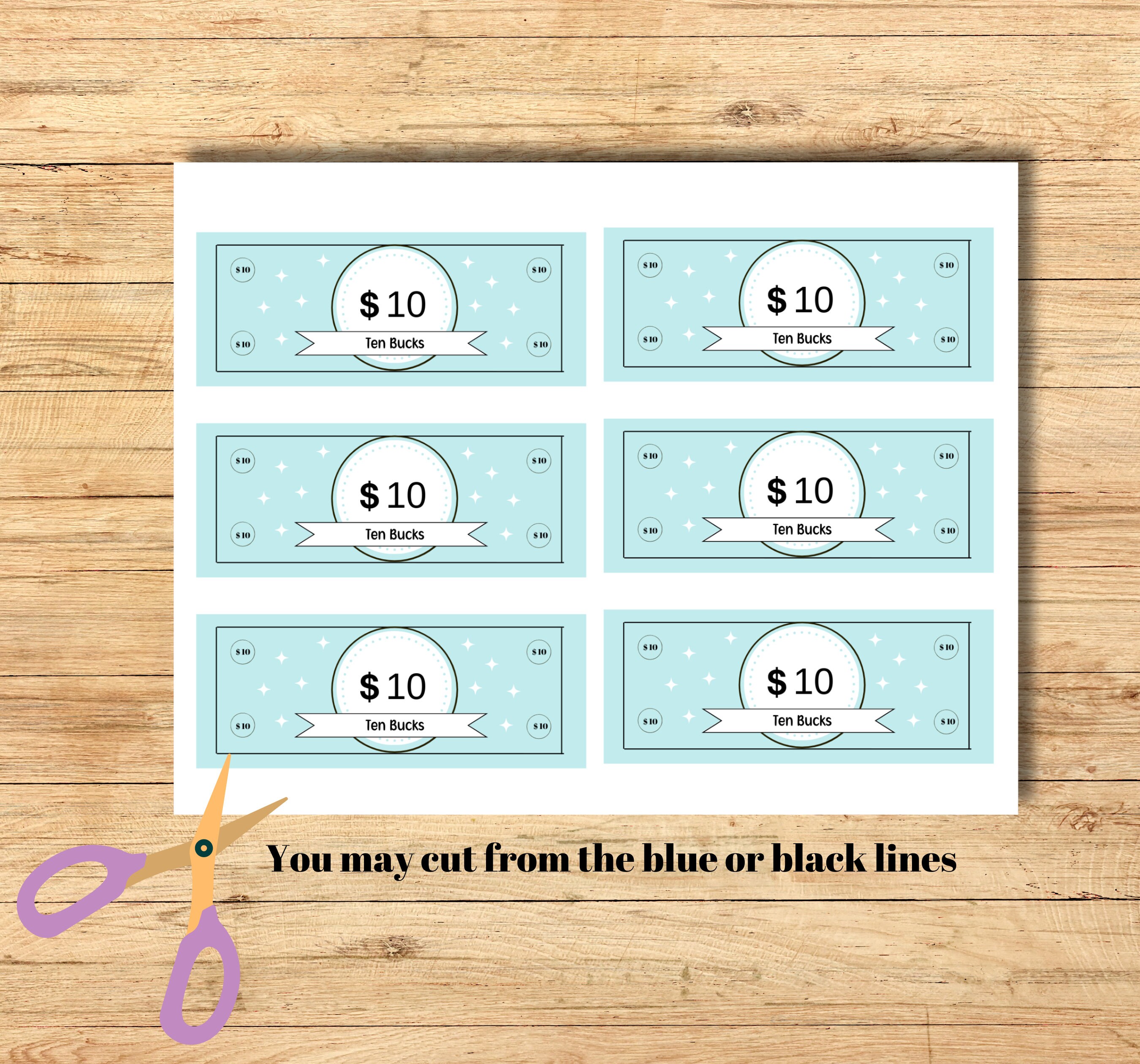 Editable Kids Reward Bucks Printable Reward Bucks Good Behavior Bucks ...