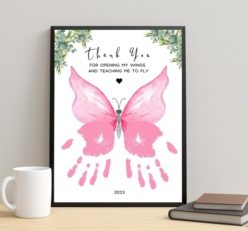 Butterfly Handprint Art: Mother's Day DIY Craft (digital Download) - Etsy