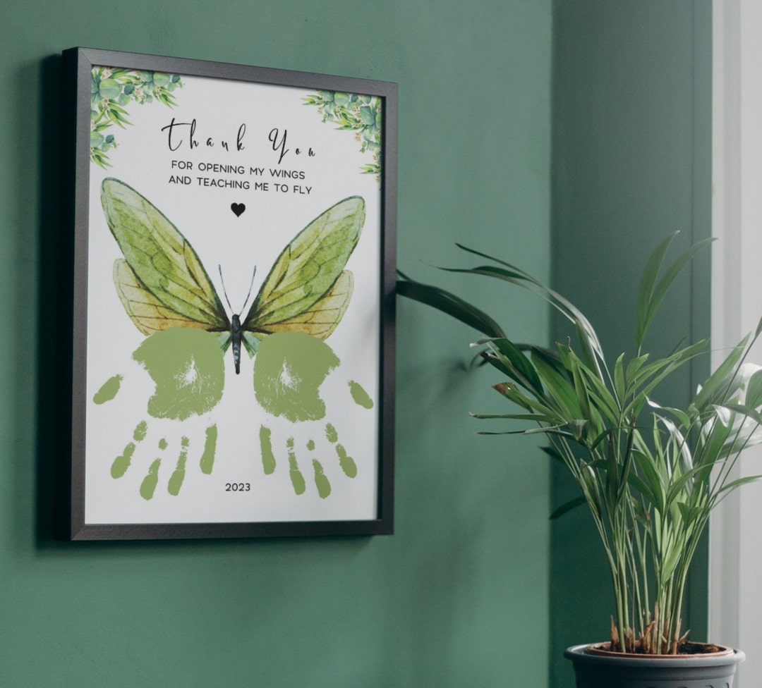 Butterfly Handprint Art: Mother's Day DIY Craft (digital Download) - Etsy