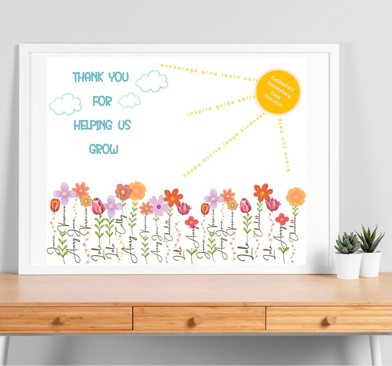 Personalized Teacher Appreciation Gift: Thank You Printableback to ...