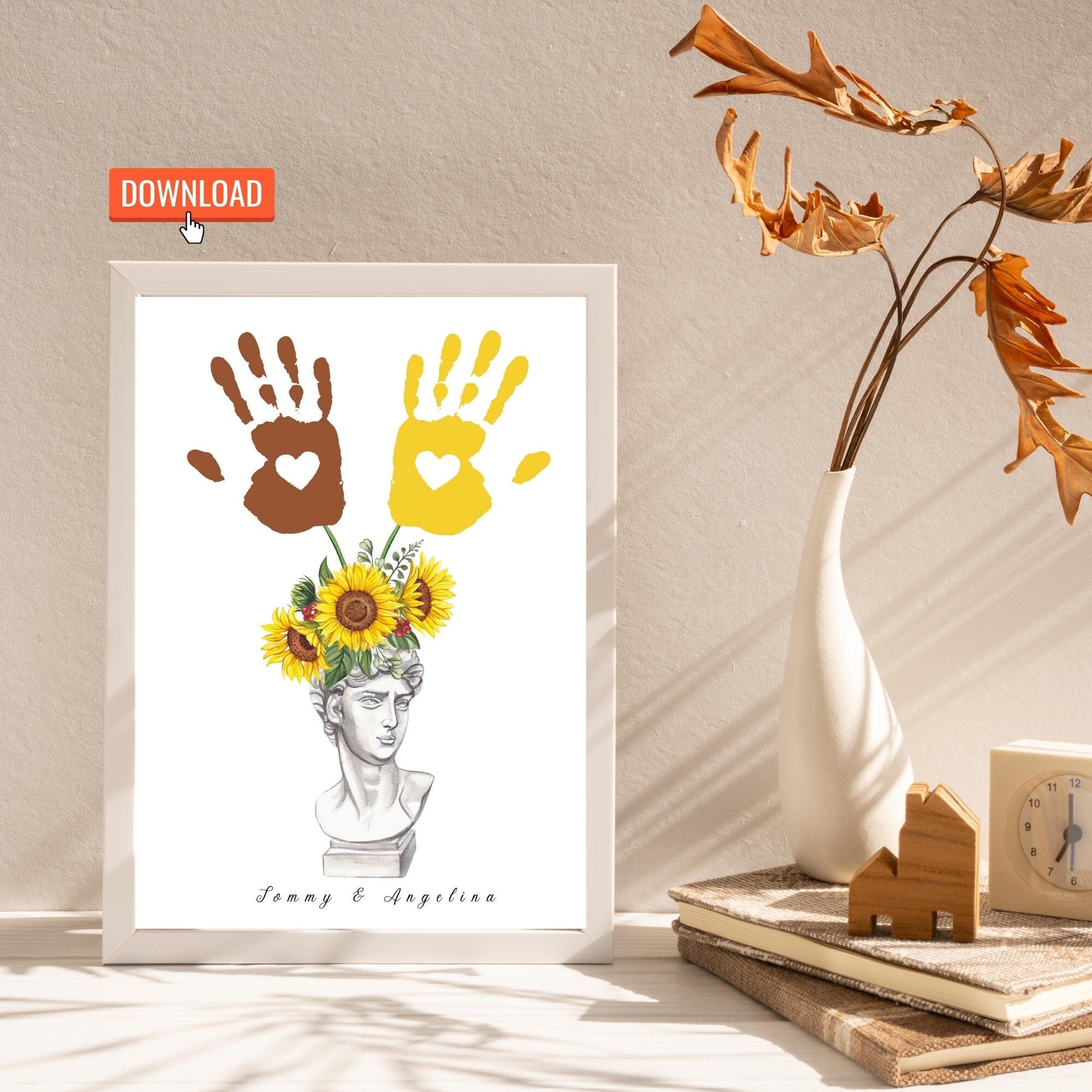 Teacher Appreciation Gift, Handprint Craft Printable, Diy Craft for ...