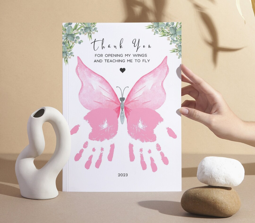 Butterfly Handprint Art: Mother's Day DIY Craft (digital Download) - Etsy