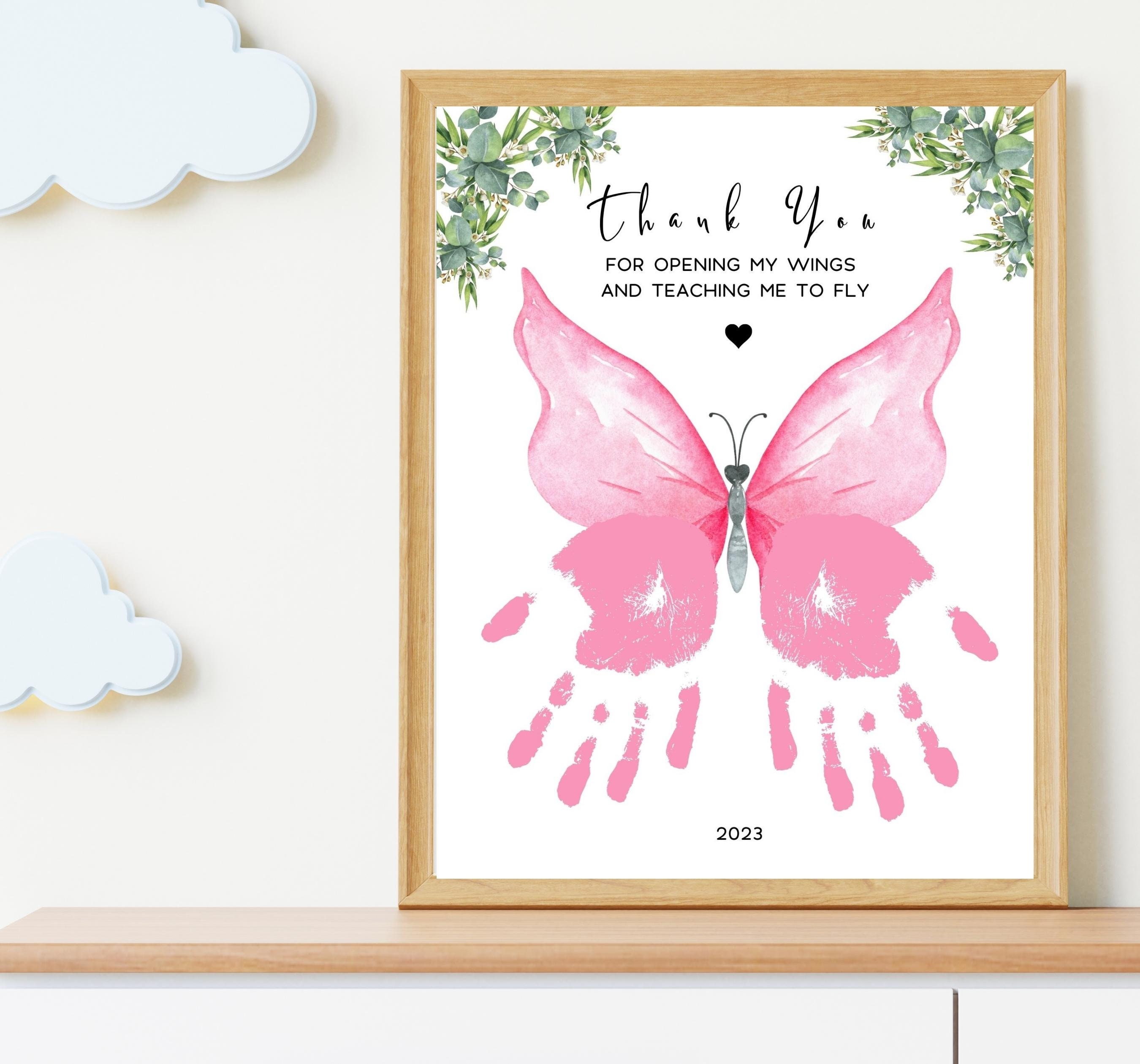 Butterfly Handprint Art: Mother's Day DIY Craft (digital Download) - Etsy