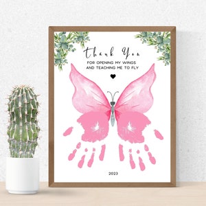 Butterfly Handprint Art: Mother's Day DIY Craft (digital Download) - Etsy