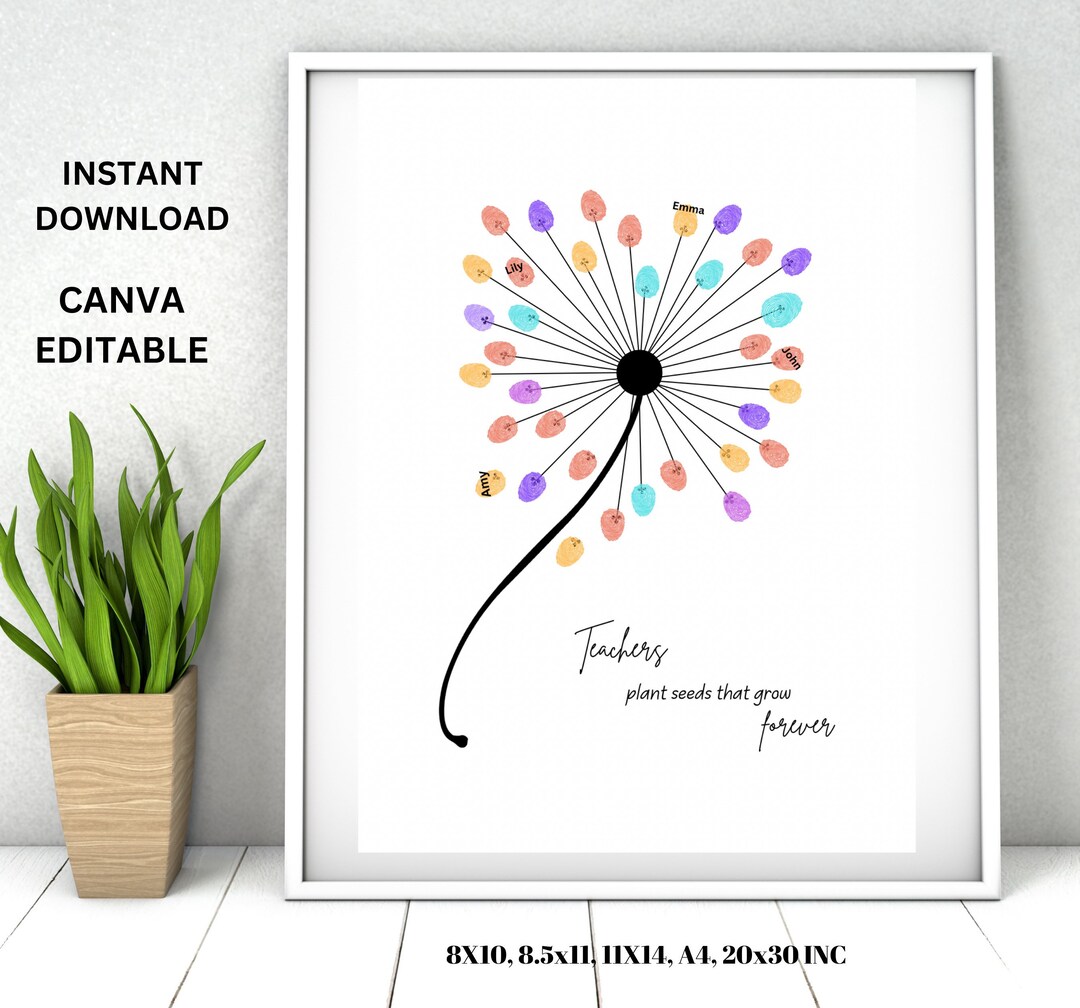 Teacher Appreciation Gift, Teachers Plant Seeds, DIY Teacher Gift, End ...