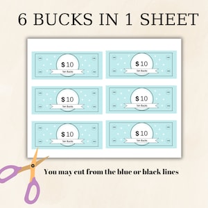 Editable Kids Reward Bucks, Earn Money Chart, PDF Reward System for ...