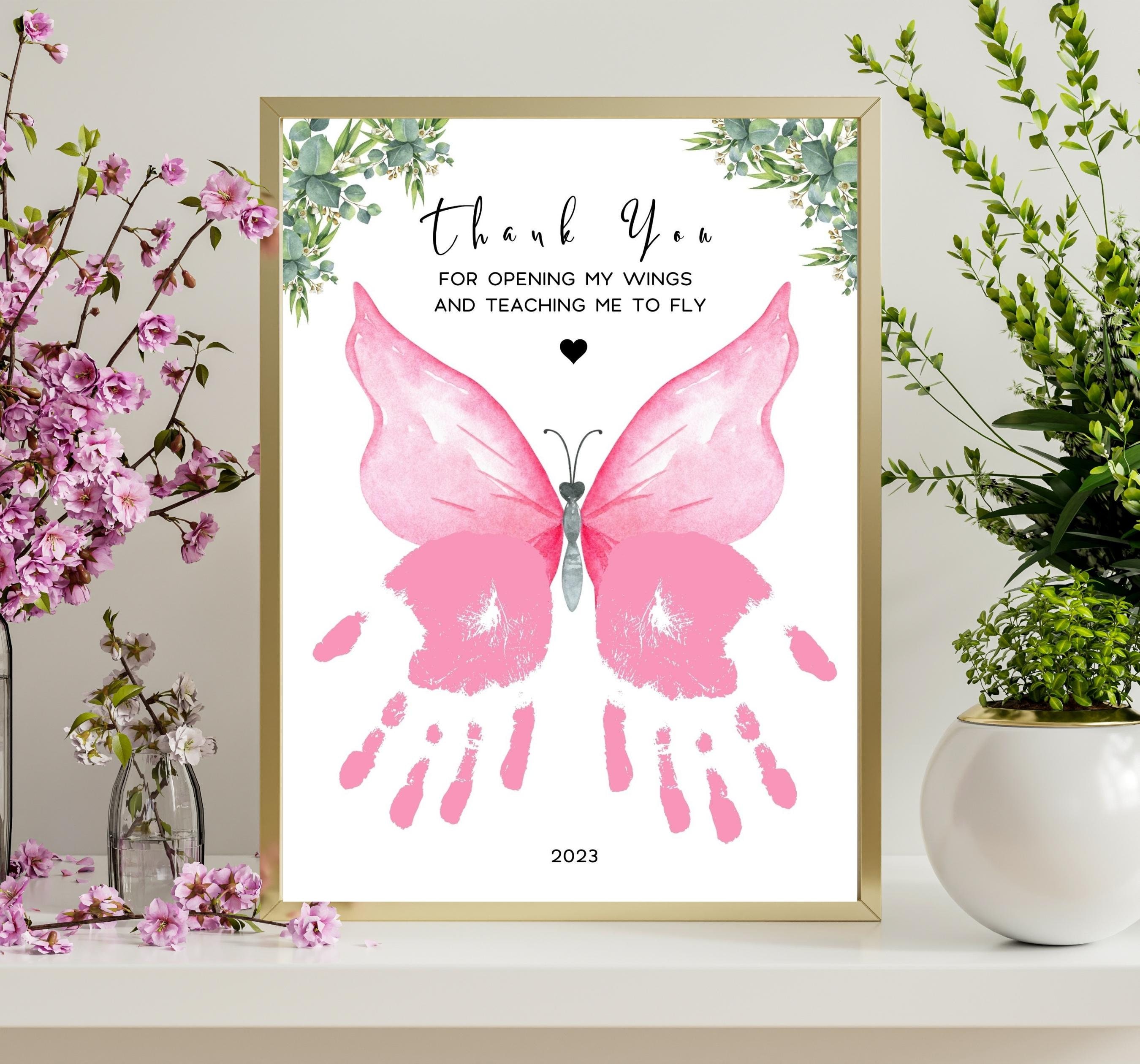 Butterfly Handprint Art: Mother's Day DIY Craft (digital Download) - Etsy