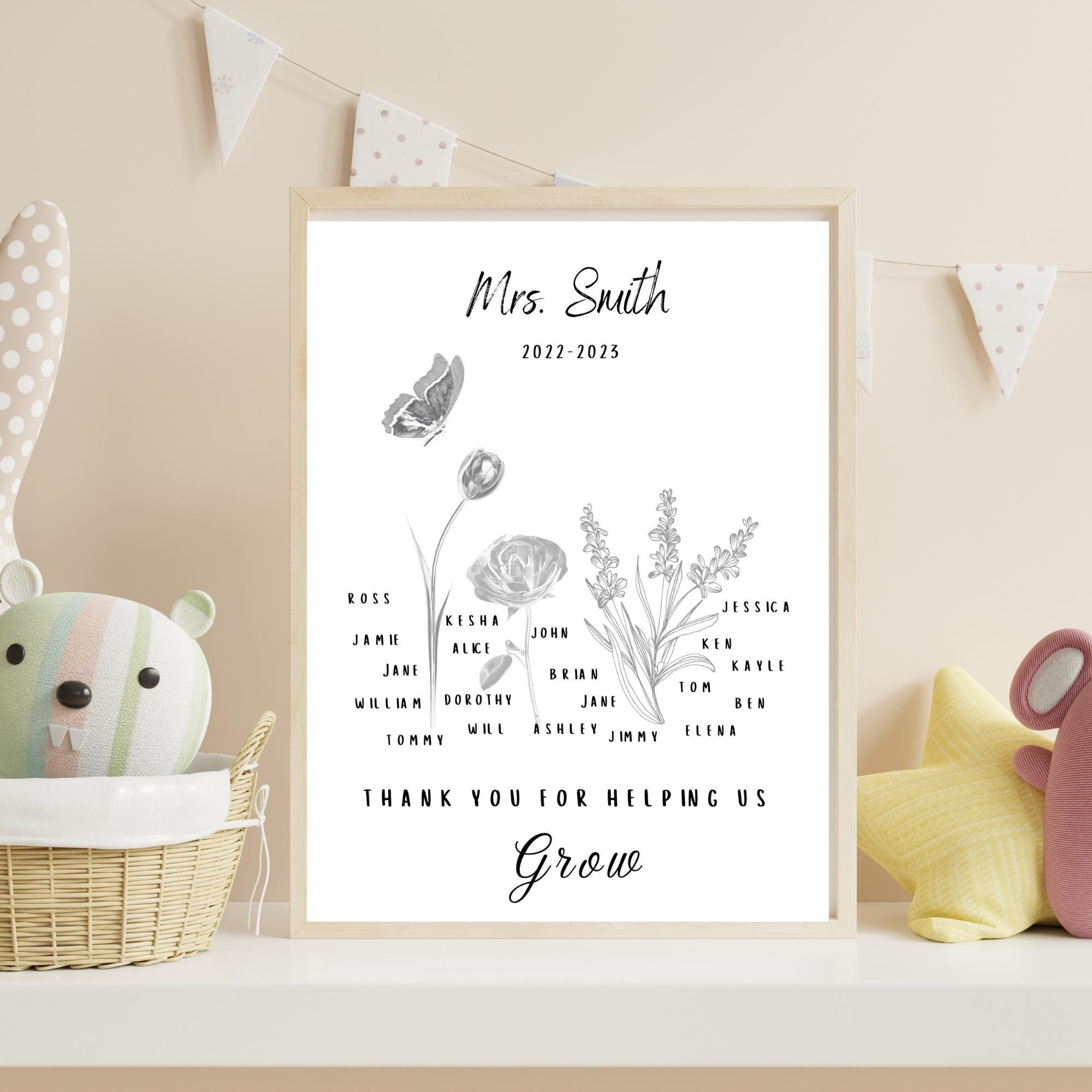 Thank You for Helping Us Grow Printable Teacher Gift - Etsy