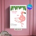 Teacher Appreciation Gift, Crafts for Kids, Handprint Flamingo Art ...