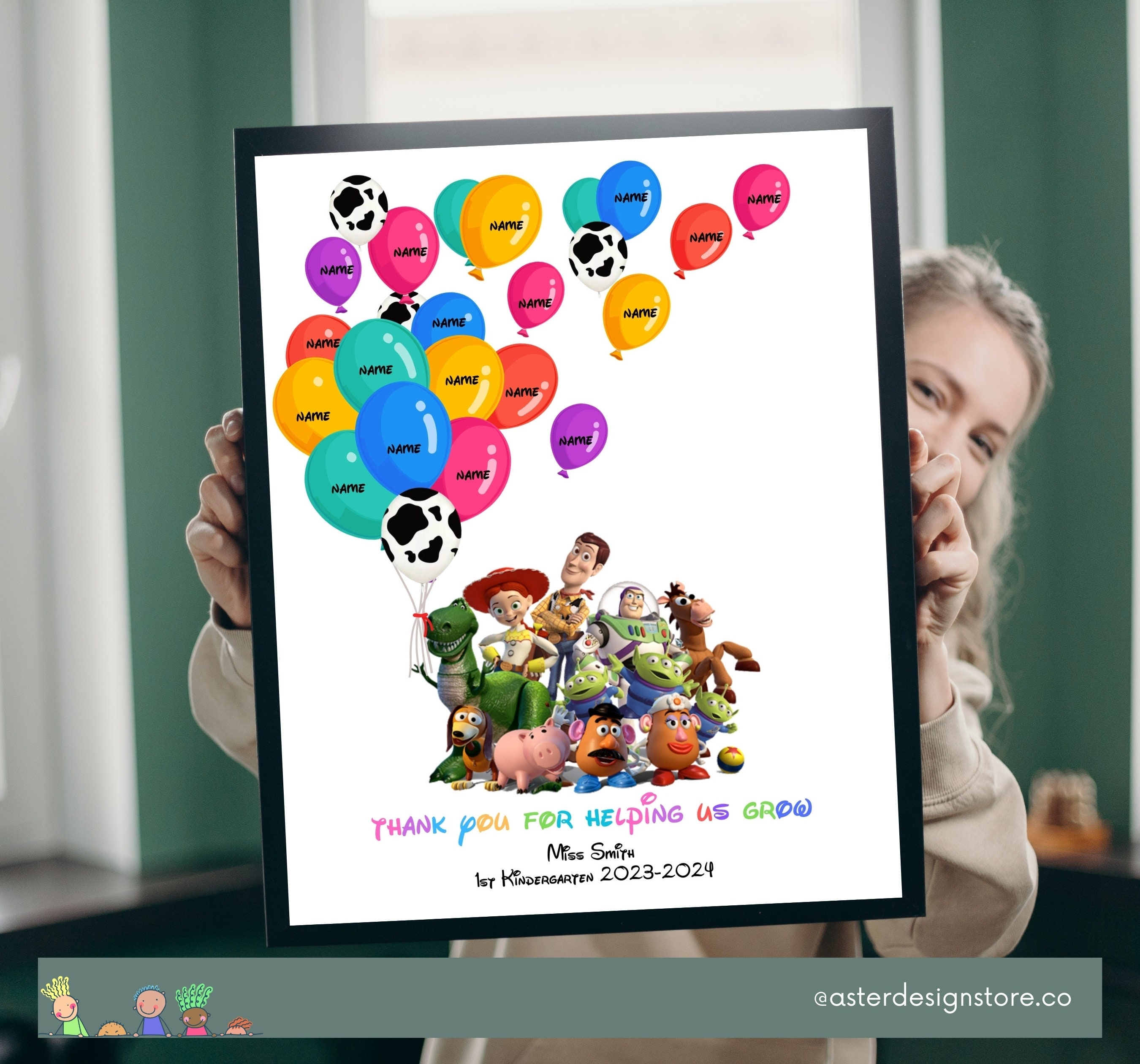 Personalised Class Gift With Names, Thank You, End of Year Gift ...