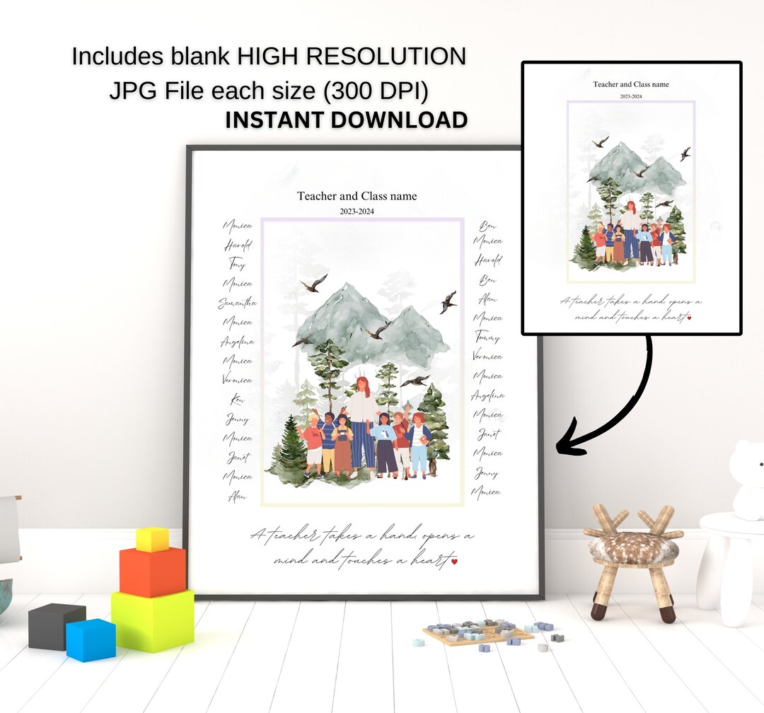 Teacher Appreciation Stars Gift From Class | Personalized Teacher Gift ...