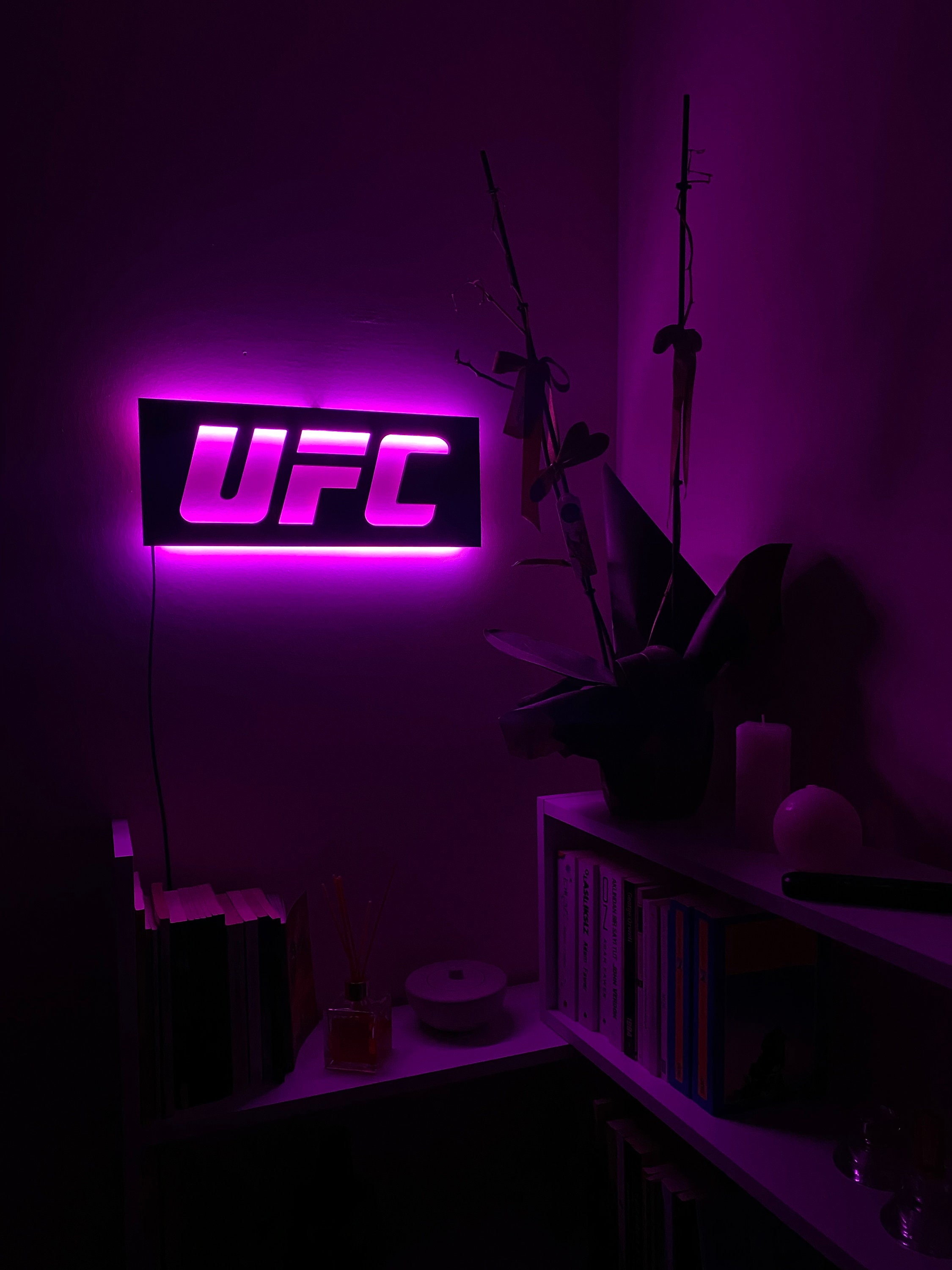 Ufc Wall Art,ufc Home Decor,ufc Neon Sign,ufc Wall Light,ufc Led Sign ...