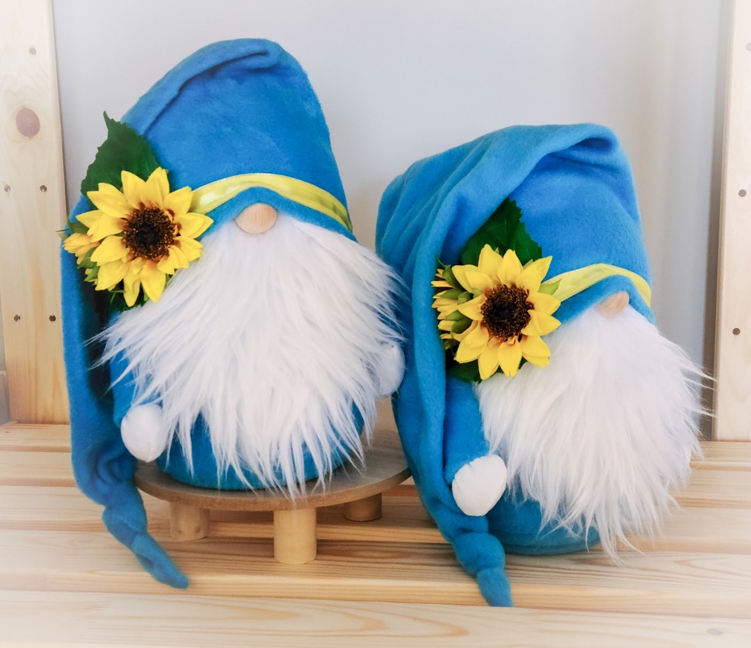 Peace for Ukraine Gnome Sunflower Gnome Peace Gnome Ukraine - Etsy