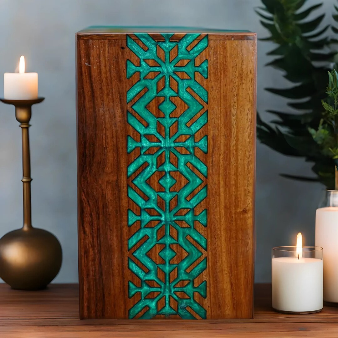 Rasin Urn for Human Ashes Funeral Urn Burial Urn Box Cremation Urn Box ...