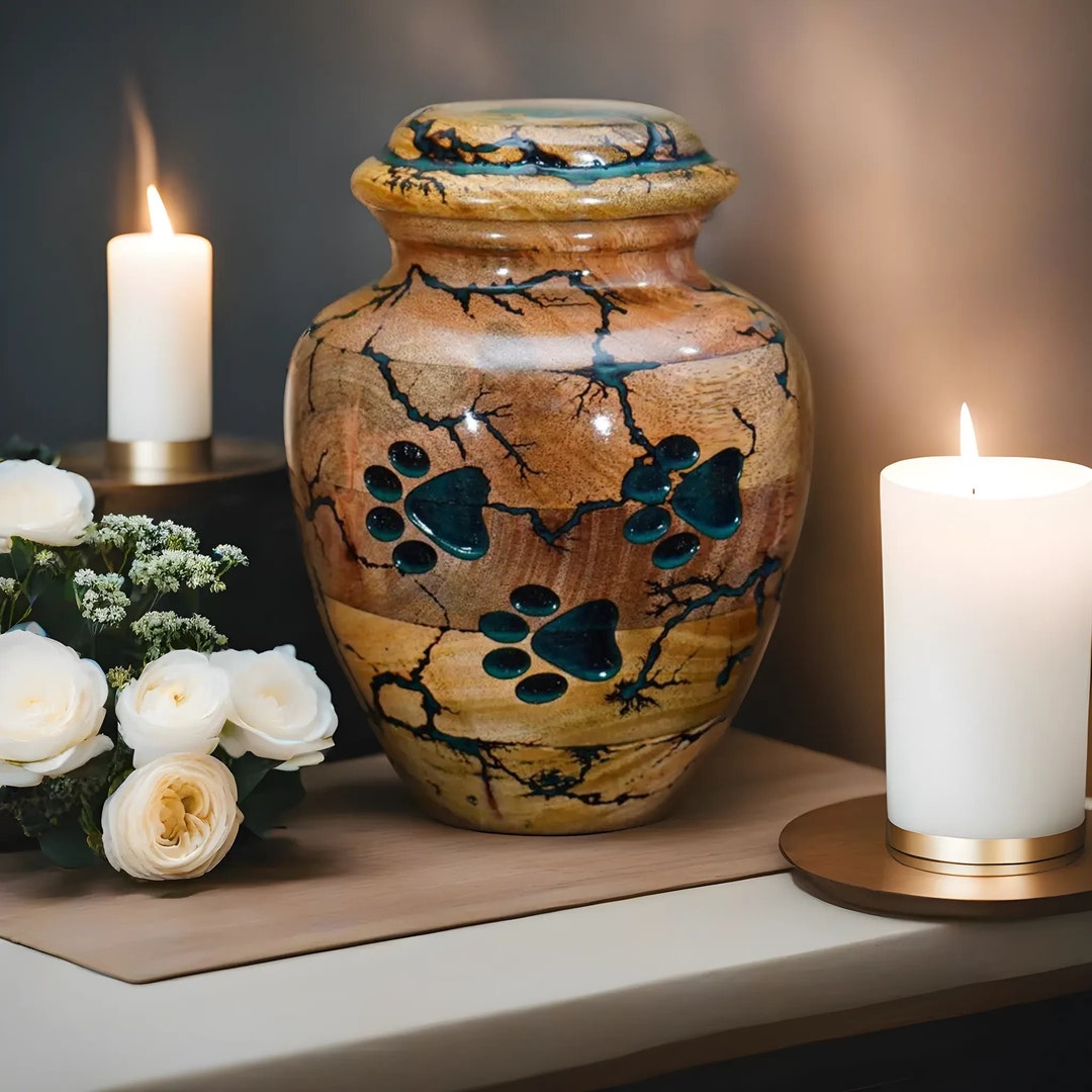 Handcrafted Wooden Pet Urn Box: Dog & Cat Cremation Urn - Etsy