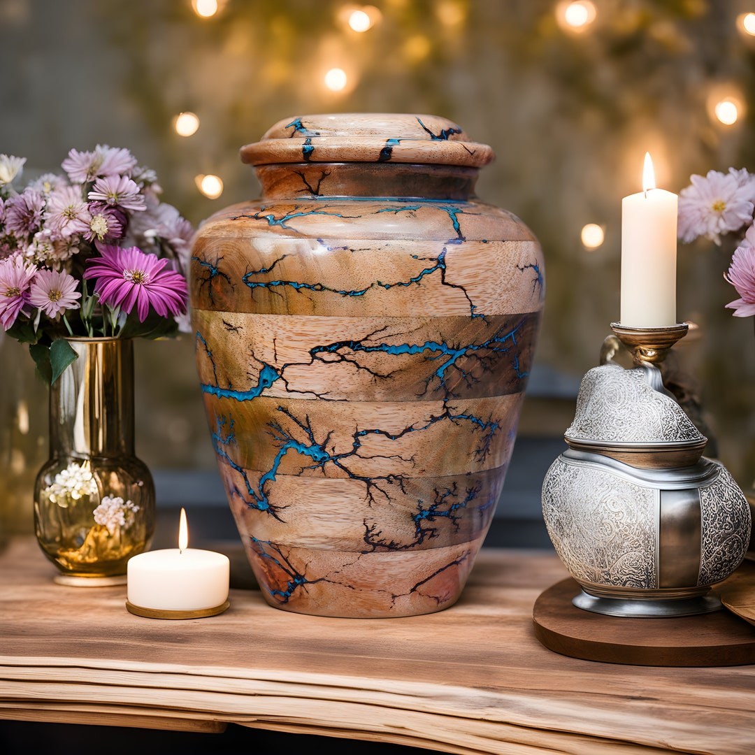 Beautiful Wooden Urns for Human Ashes Adult Sized Boxes Adult Wooden ...