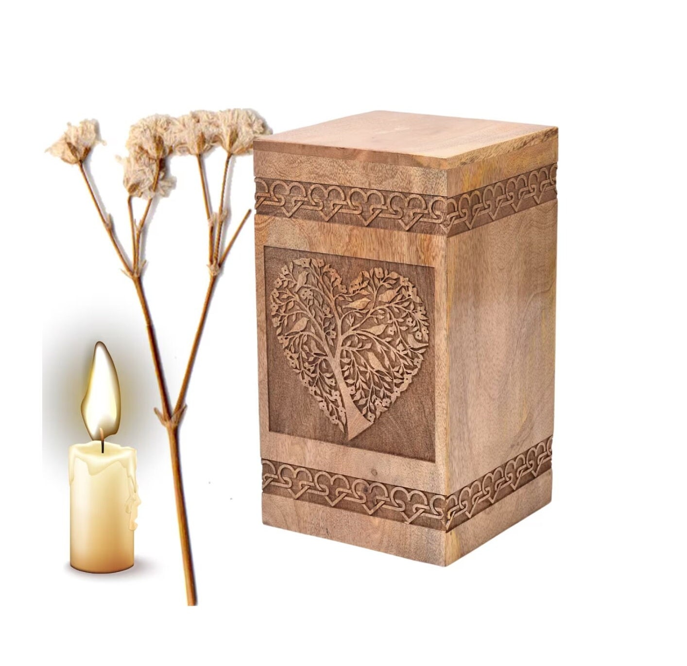 Urn for Human Ashes Funeral Urn Burial Urn Box Cremation Urn Box Adult ...