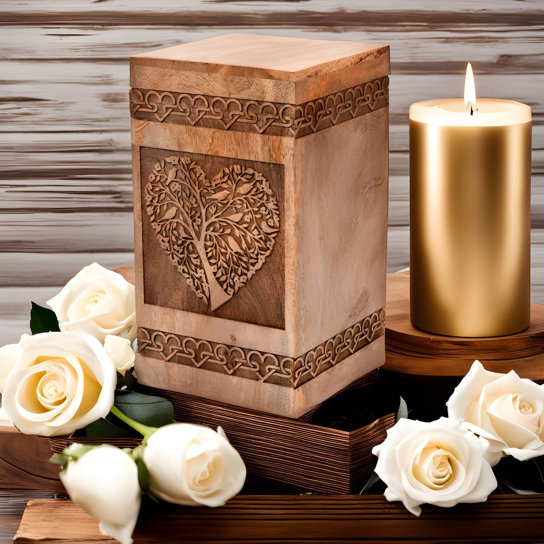 Urn for Ashes Box Casket Urn for Pets Ashes Box for Human Ashes ...