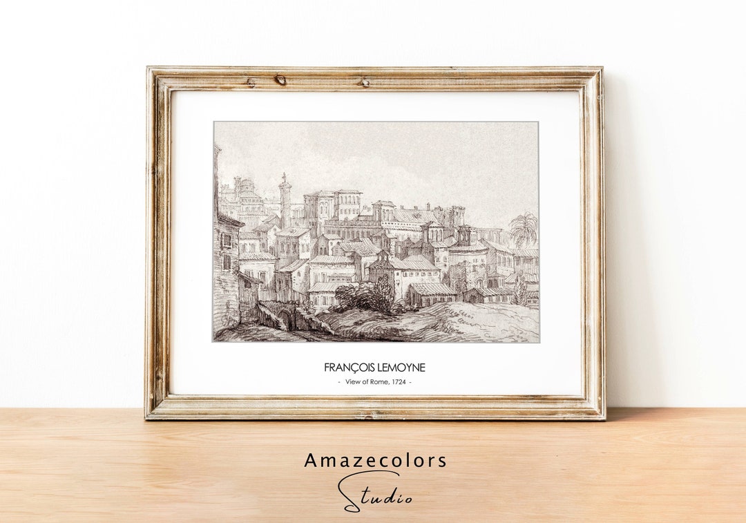 Vintage Urban Landscape Poster/antique Artwork Printable/art Wall Decor ...