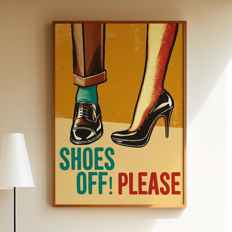 Printable No Shoes Sign, No Shoes Allowed Sign, Remove Your Shoes, Take ...