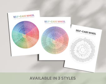 What We Feel Emotion Wheel Printable, Feelings Wheel, Therapy Decor ...