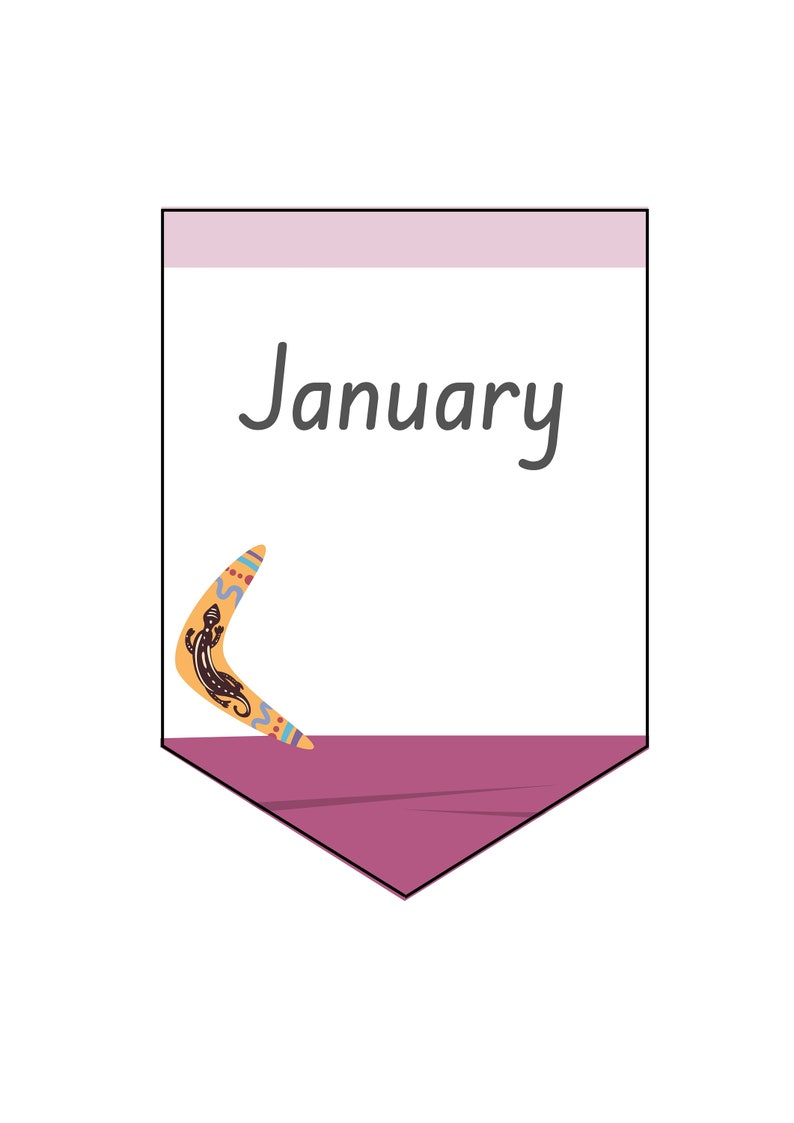 EDITABLE: Days of the Week and Months of the Year Bunting - NSW & ACT ...