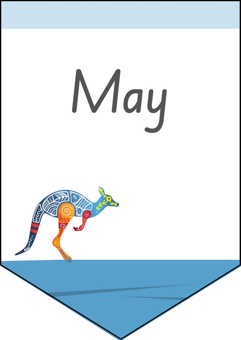 EDITABLE: Days of the Week and Months of the Year Bunting - NSW & ACT ...