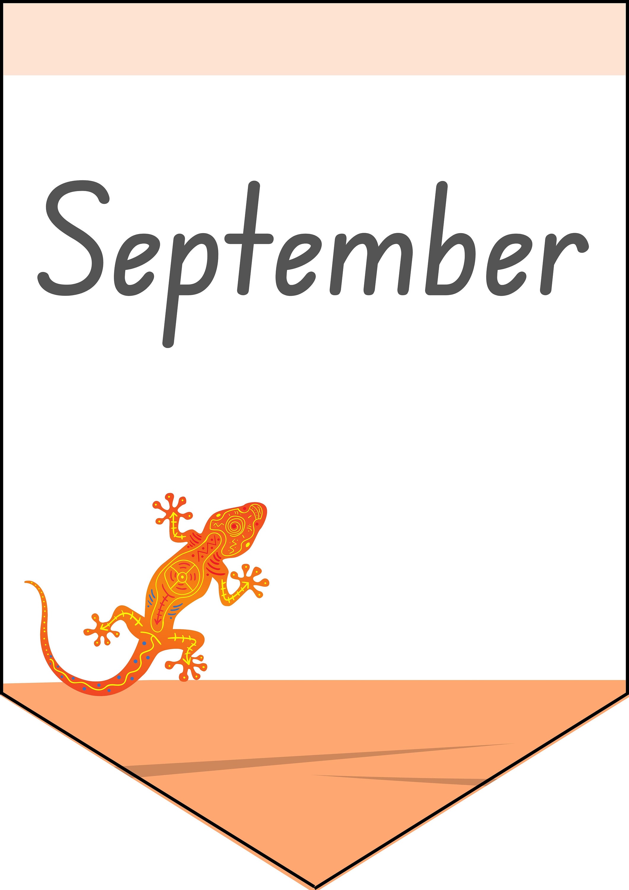 Aboriginal Design Days of the Week and Months of the Year Bunting NSW ...