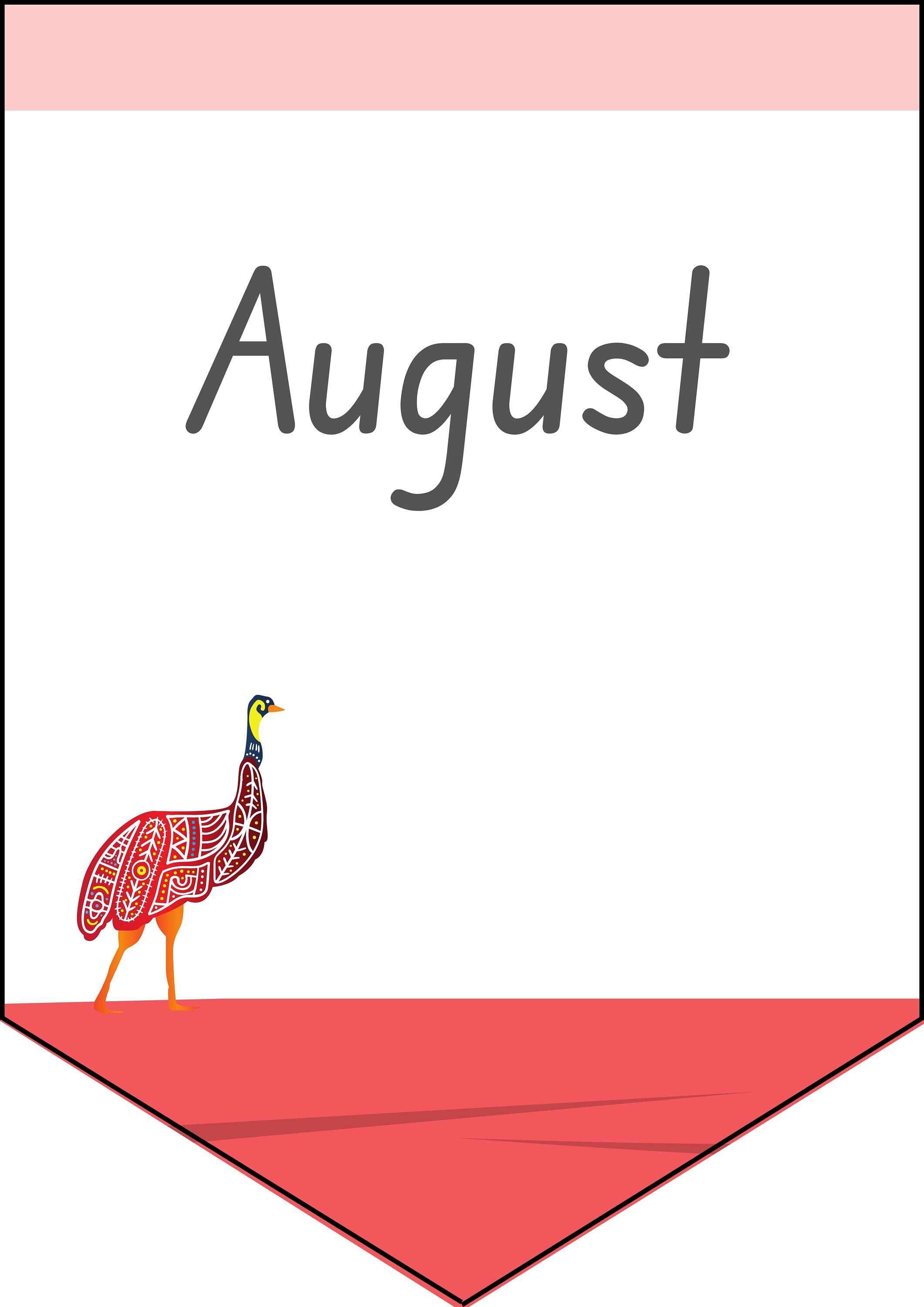 Aboriginal Design Days of the Week and Months of the Year Bunting NSW ...