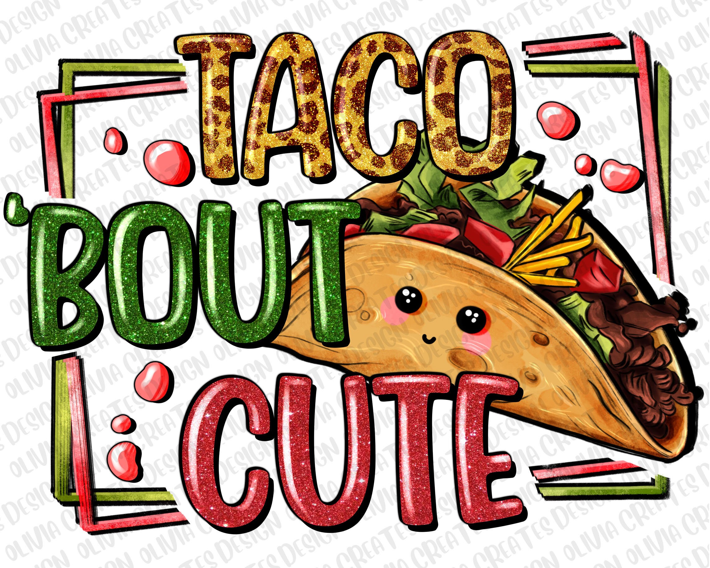 Cute Taco Drawing