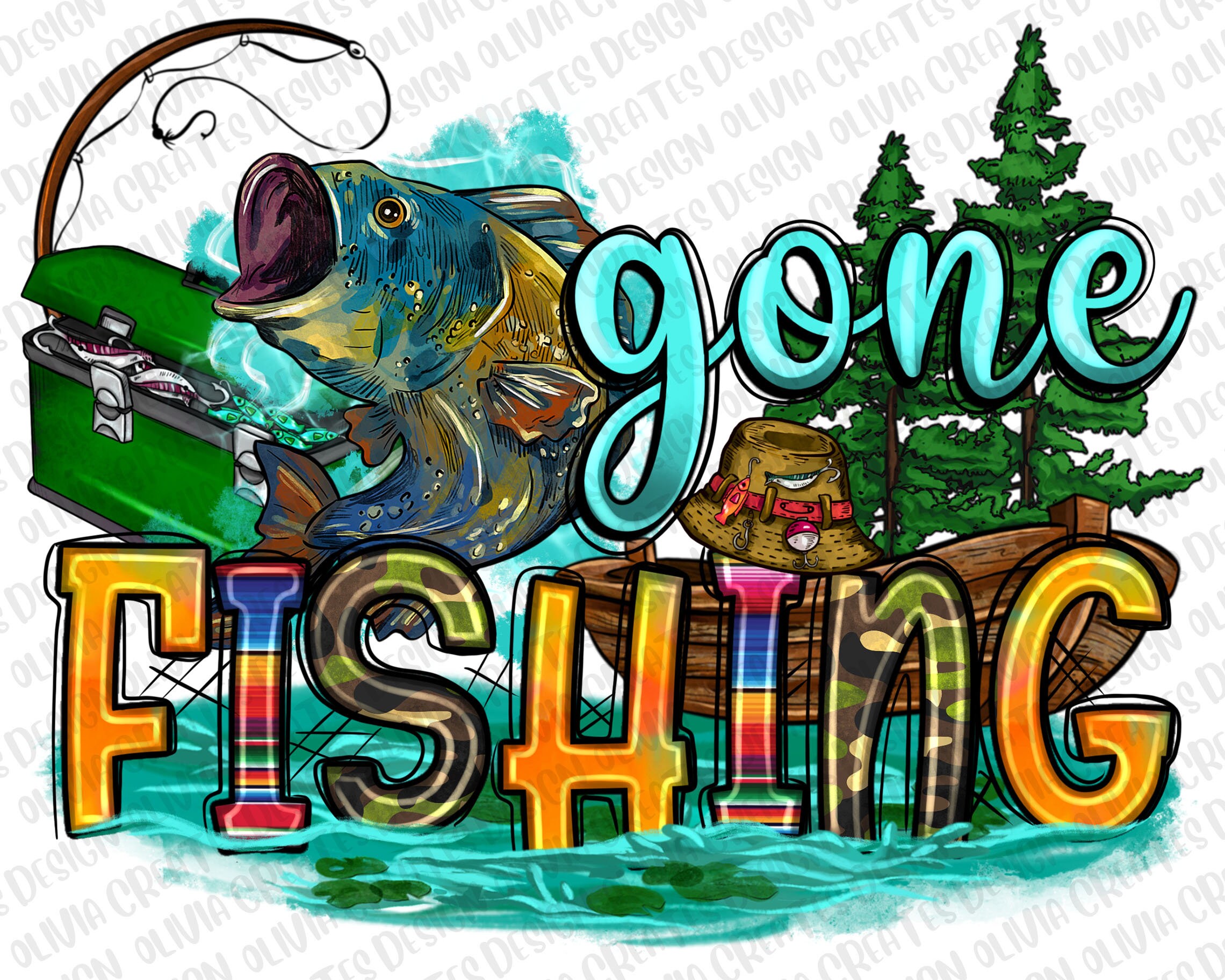Gone Fishing Png
