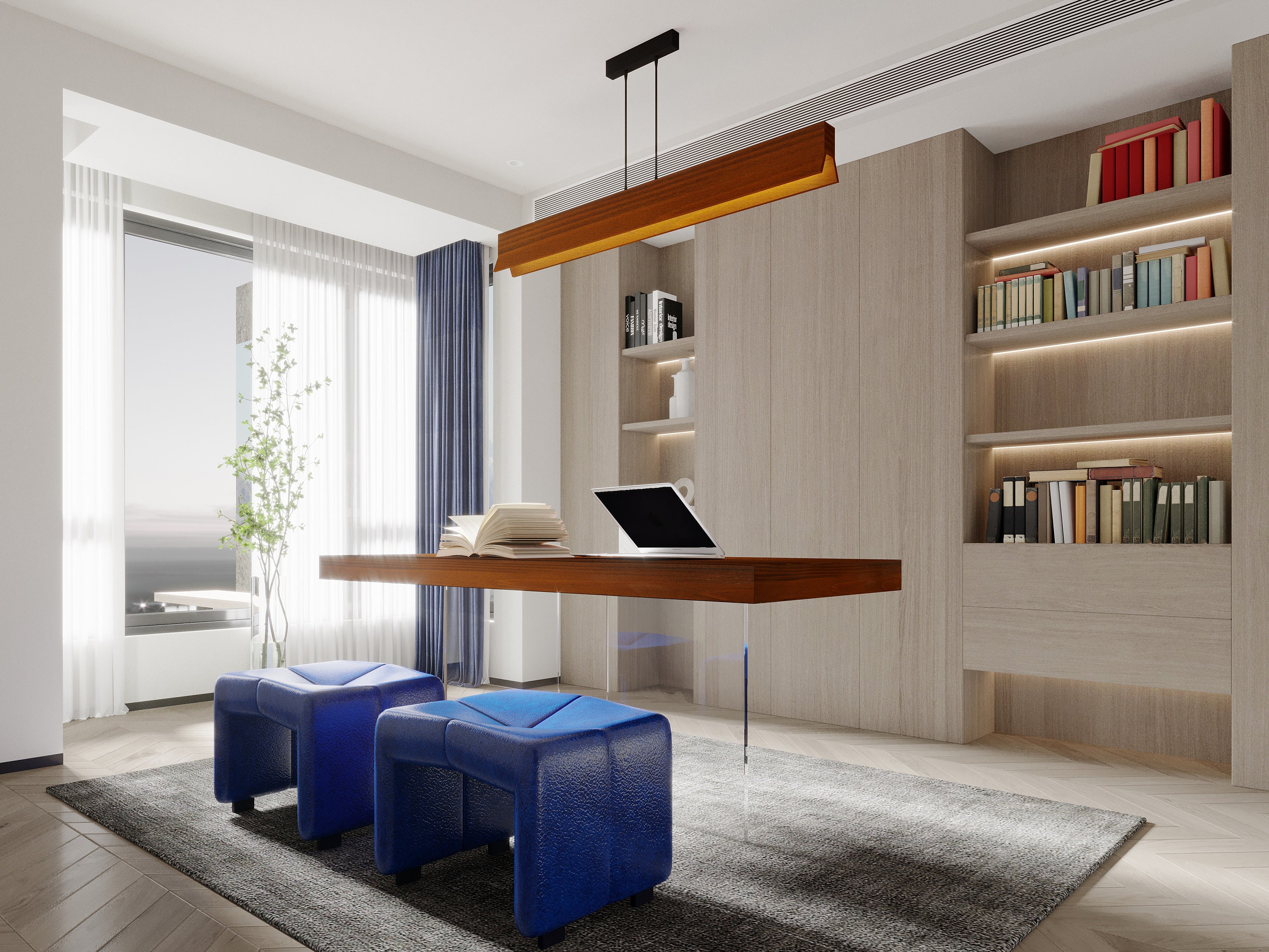 Wood Suspension Chandelier,pendant Light Led Lighting,minimalist ...