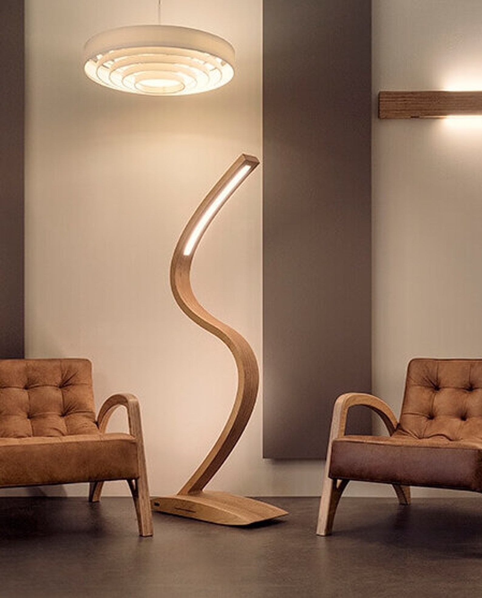 Wooden Floor Lamp Handmade Wood Floor Light,wooden Floor Lamp,wooden ...