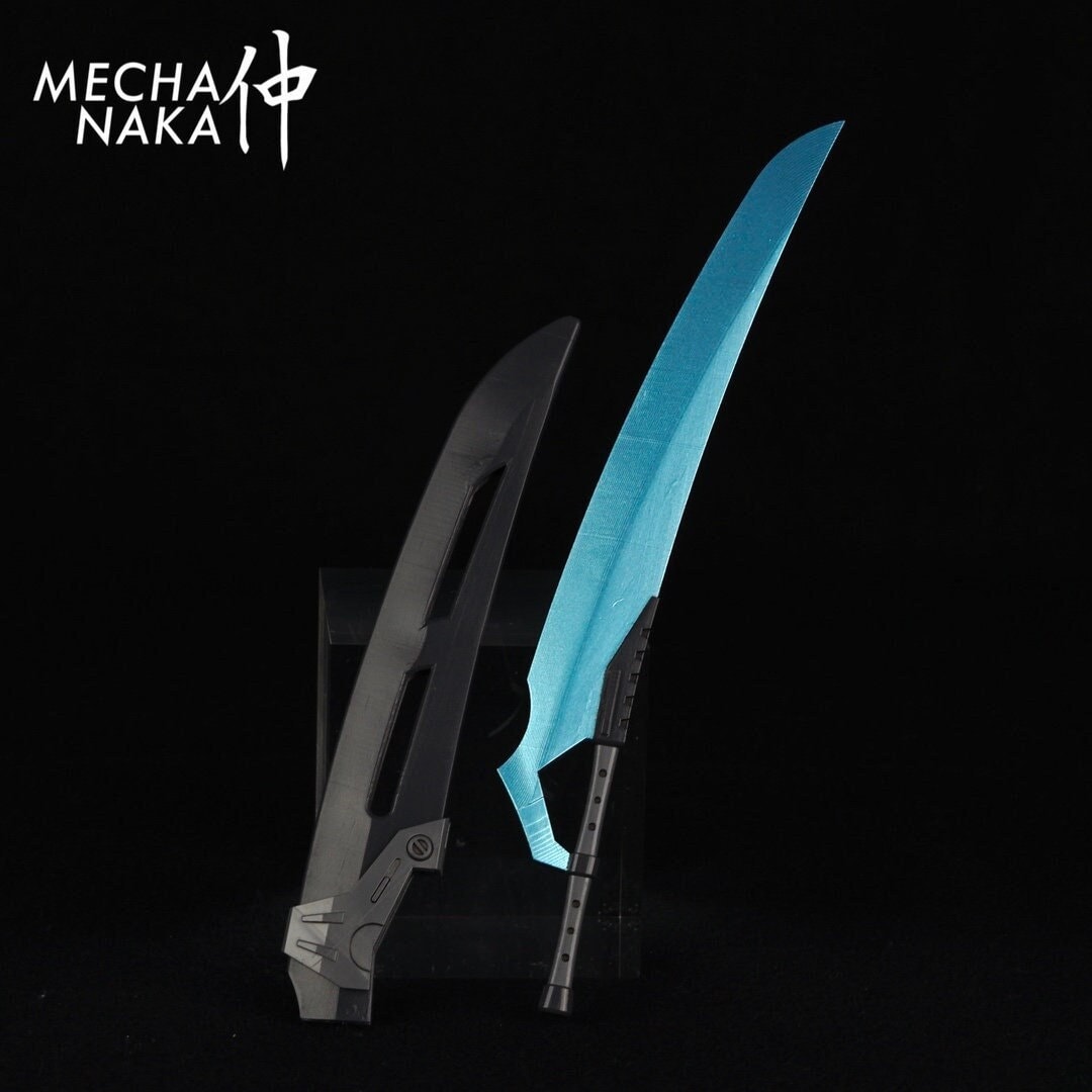 Miniature Long Sword With Sheath for 1/144 & 1/100 Scale Mecha Model ...