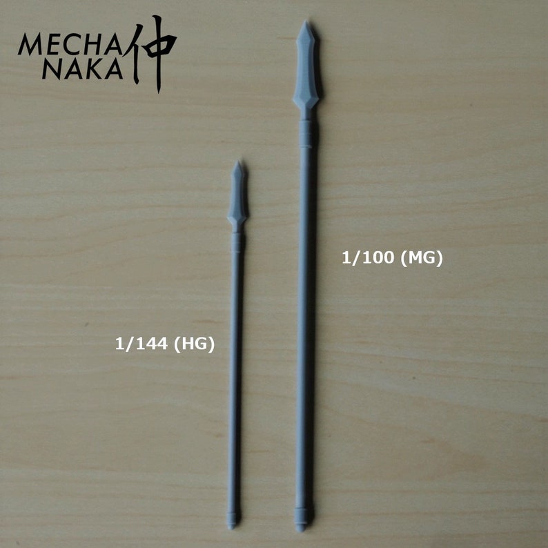 Miniature Spear for 1/144 & 1/100 Scale Mecha Model Kits - Etsy