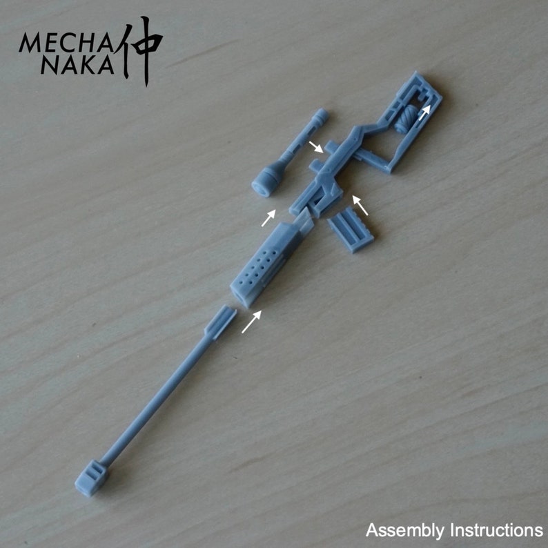 Miniature Sniper Rifle for 1/144 & 1/100 Scale Mecha Model Kits - Etsy
