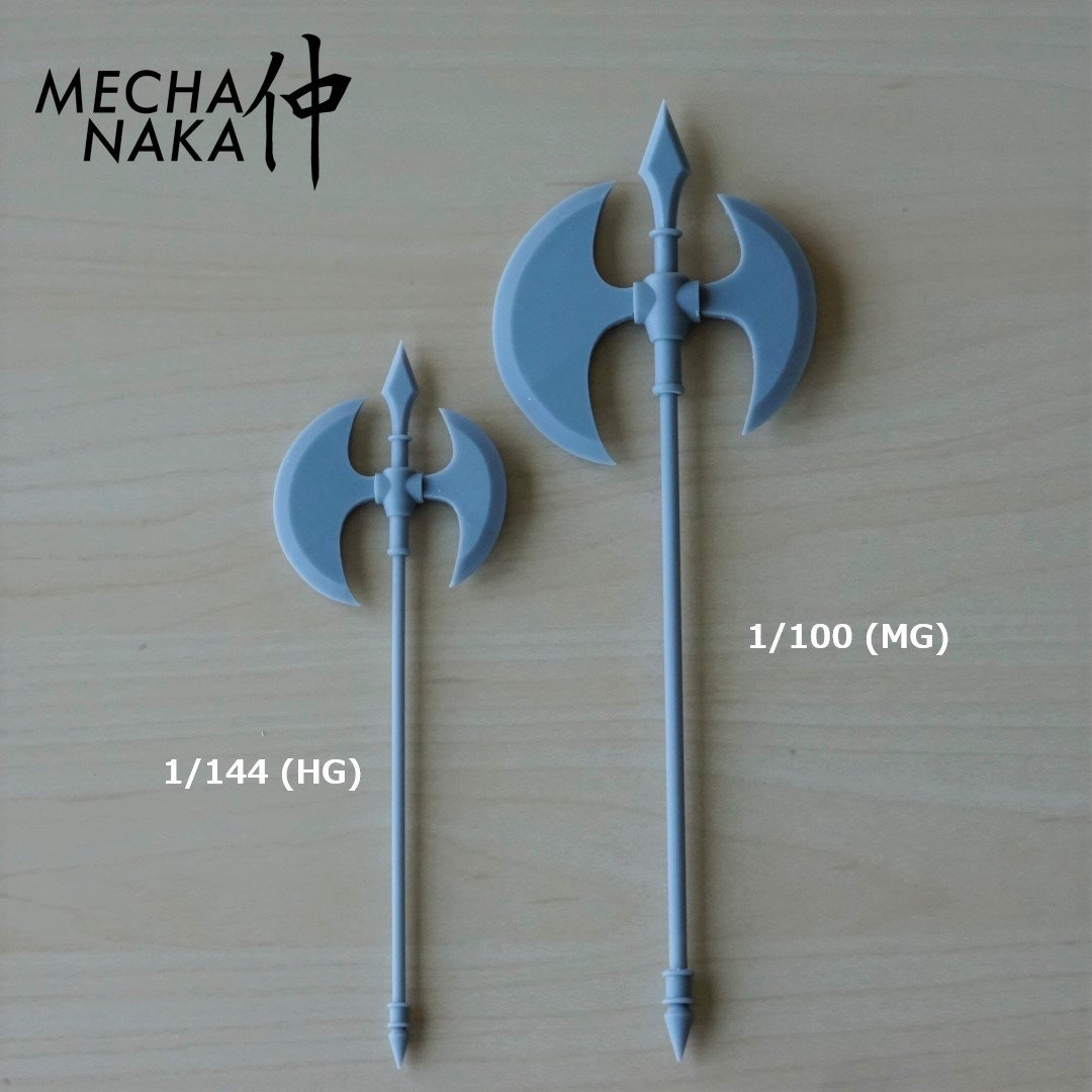 Miniature Double Bladed Axe Gunpla Weapon - Etsy